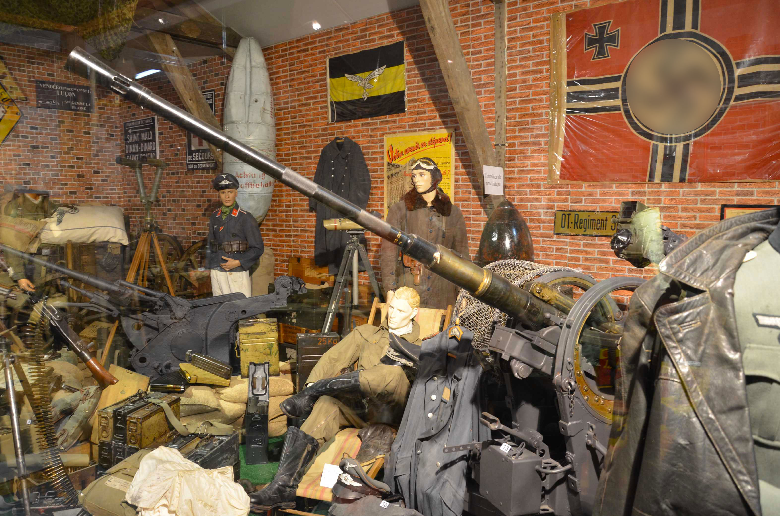 Musée de la guerre 39-45 près de Dinan dans les Côtes d'armor en Bretagne